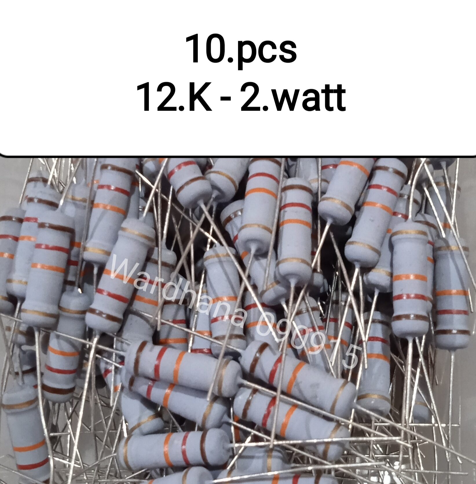 (10.pcs) Resistor 12k 2 watt Resistor 2 watt 12 kilo ohm | Lazada Indonesia