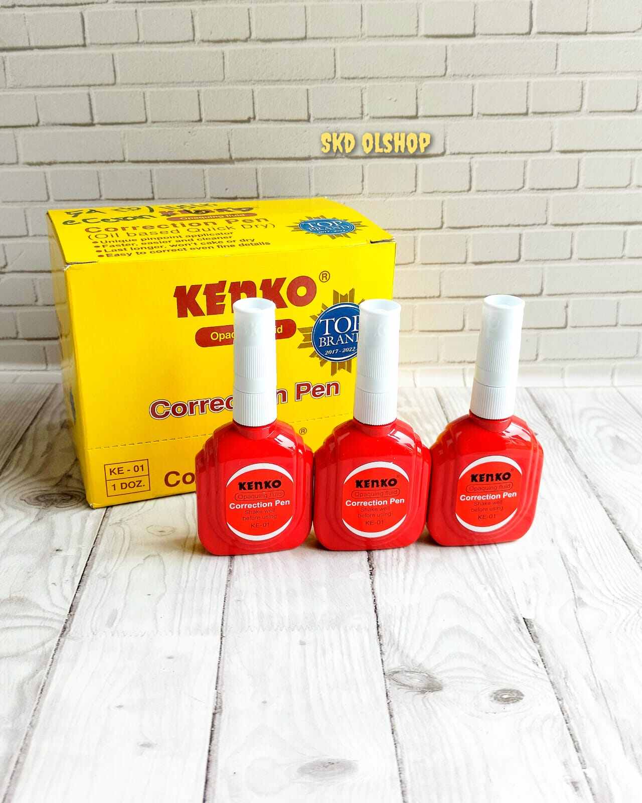 TIPe X CAIR KENKO / TIPe X CAIRAN KOREKSI KENKO CORRECTION PEN (12 Pcs ...