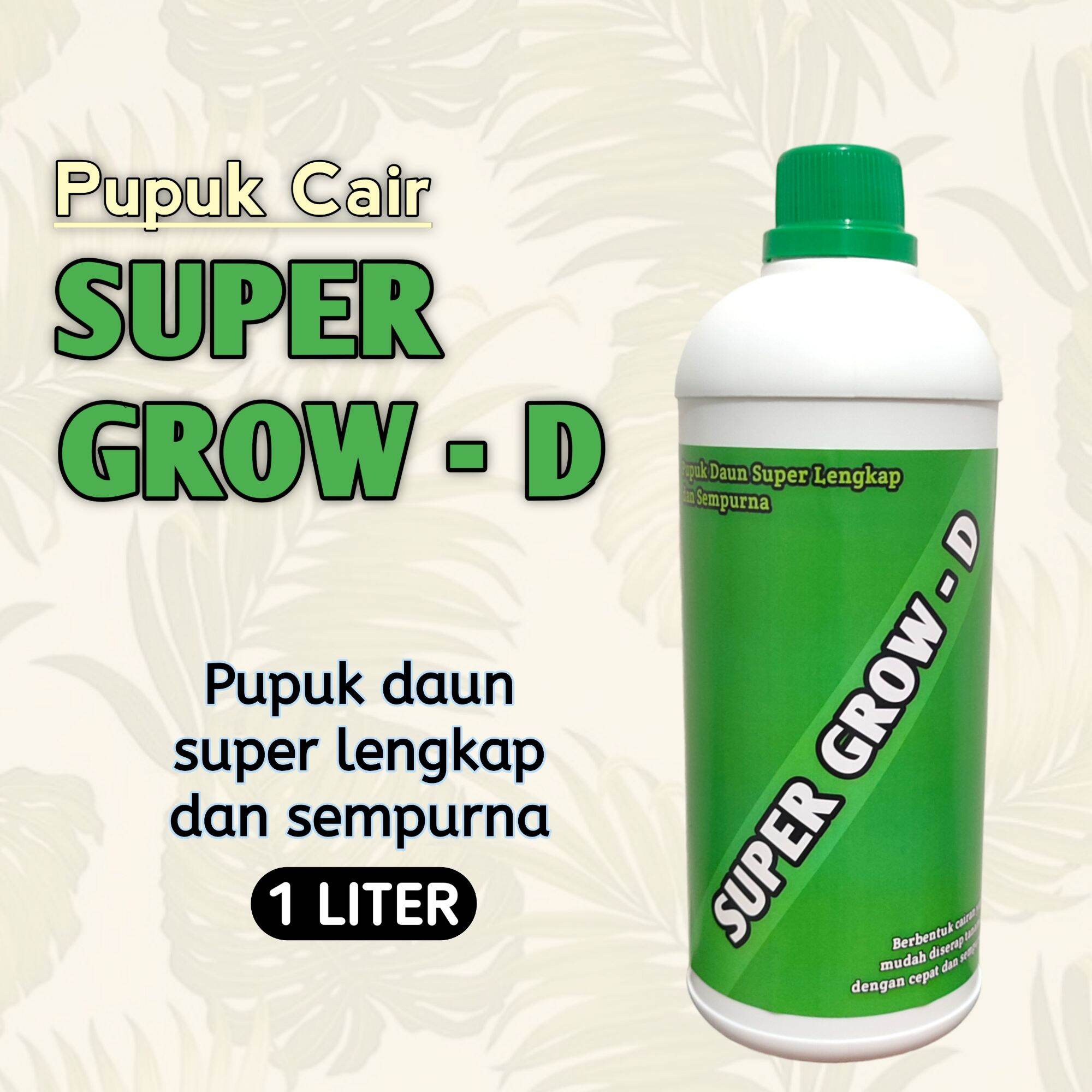 PUPUK SUPER GROW D 1 LITER NUTRISI DAUN SUPER LENGKAP | Lazada Indonesia