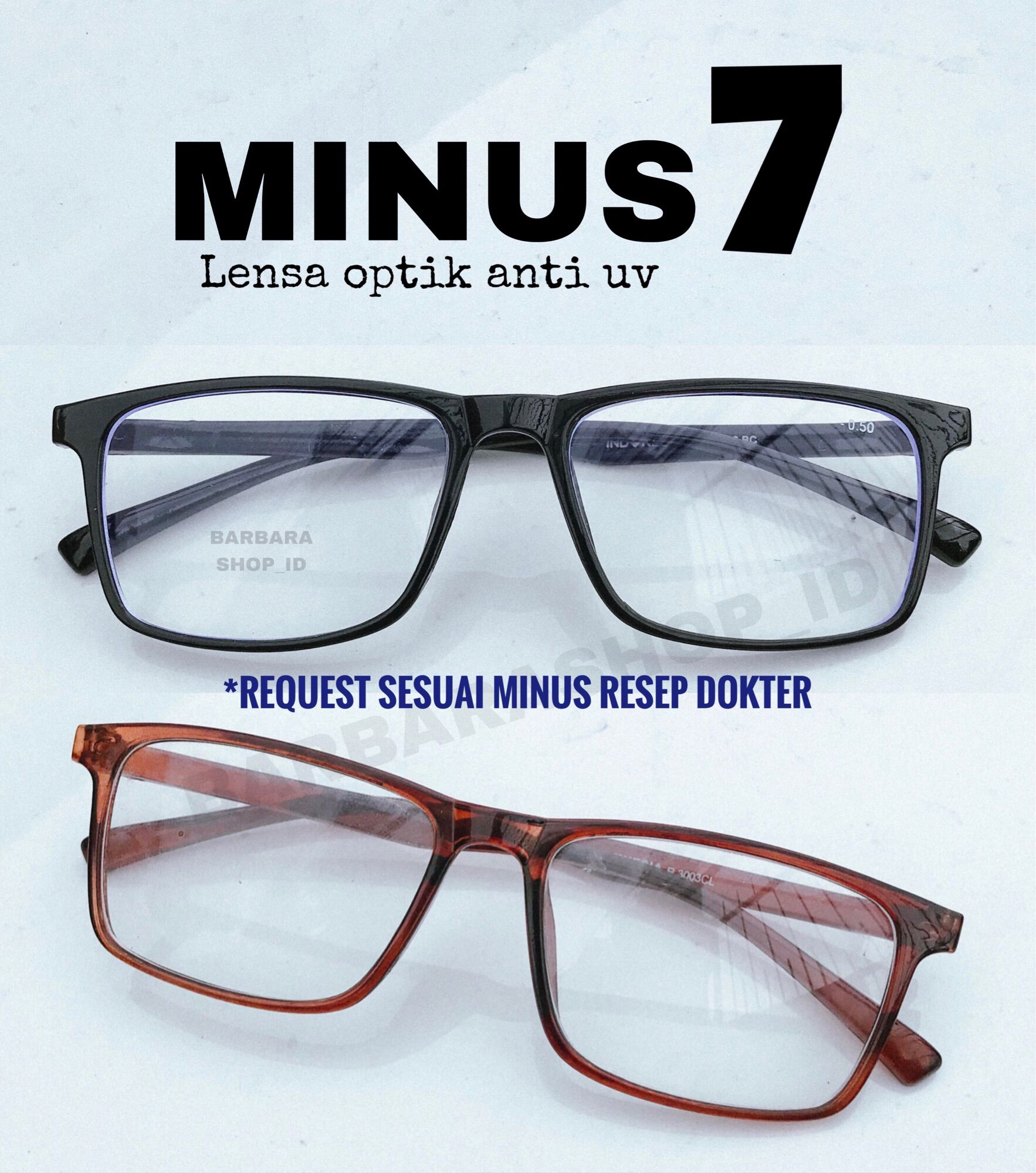 KACAMATA MINUS 7,-6,-5,-4,-3,-2,-1 MINUS SLINDER SESUAI RESEP REQUEST ...