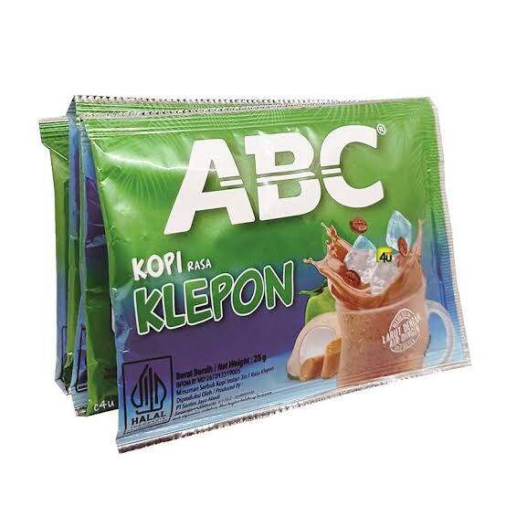 Abc Klepon Kopi Susu Abc Rasa Klepon Kopi Instan (Harga Per 1 Sachet ...