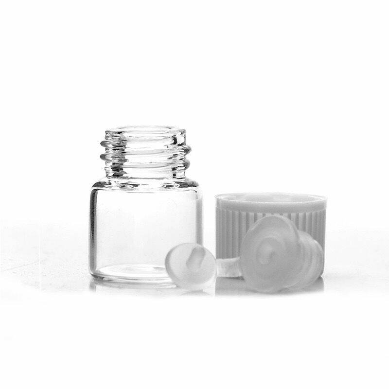 Botol Kaca 1ml Clear Botol Tetes Aromaterapi Botol Tester Botol Sample ...