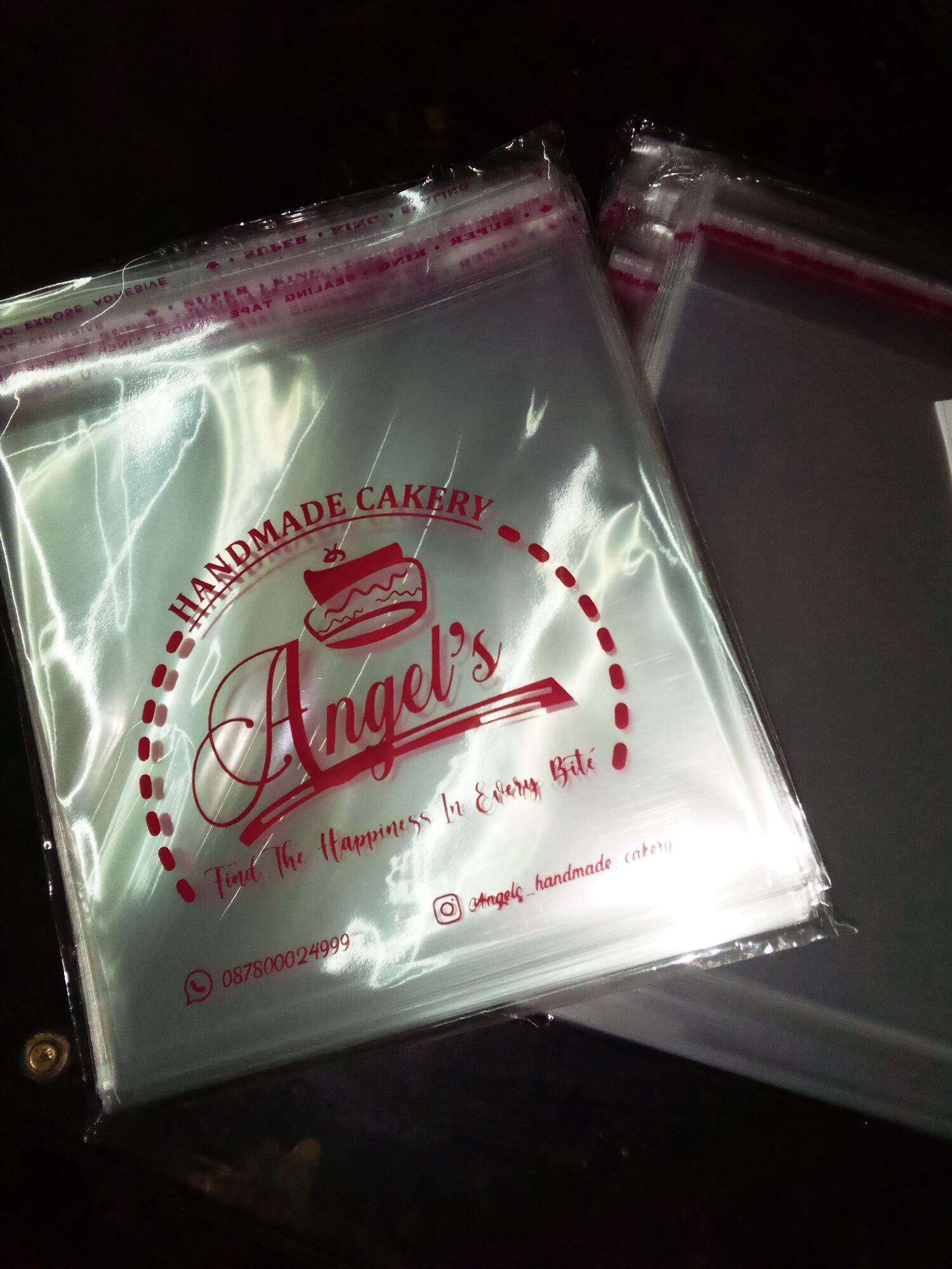 Plastik OPP Roti13x15 tebal 30mic Plus sablon custom isi 500pcs ...