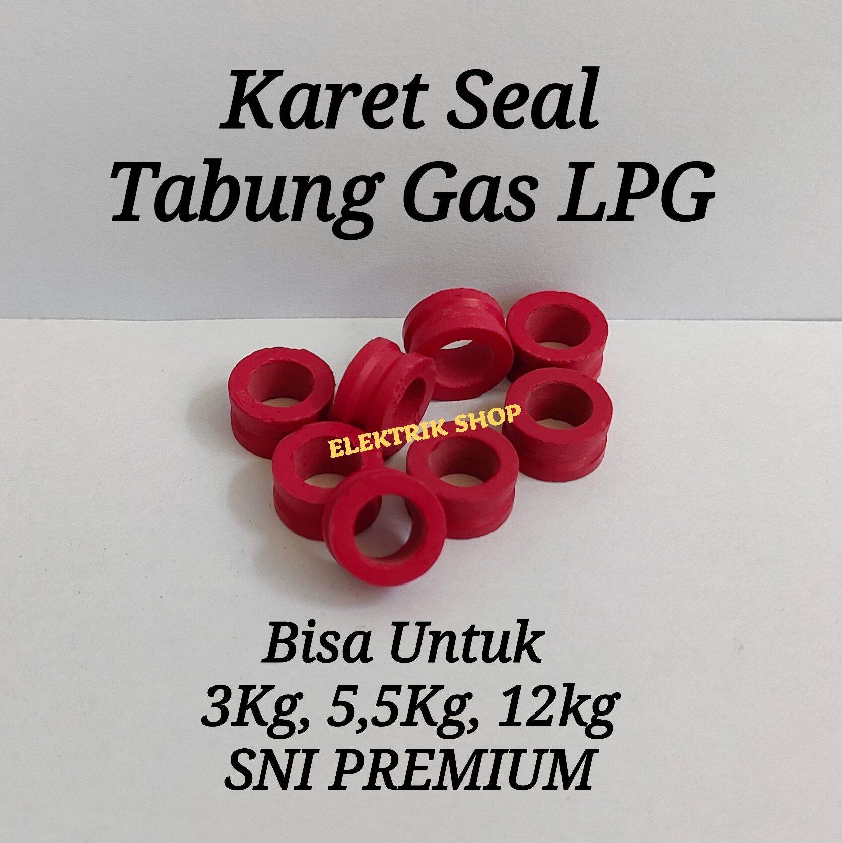 KARET TABUNG GAS LPG / KARET SEAL TABUNG GAS LPG 3KG 5,5KG 12KG WARNA ...