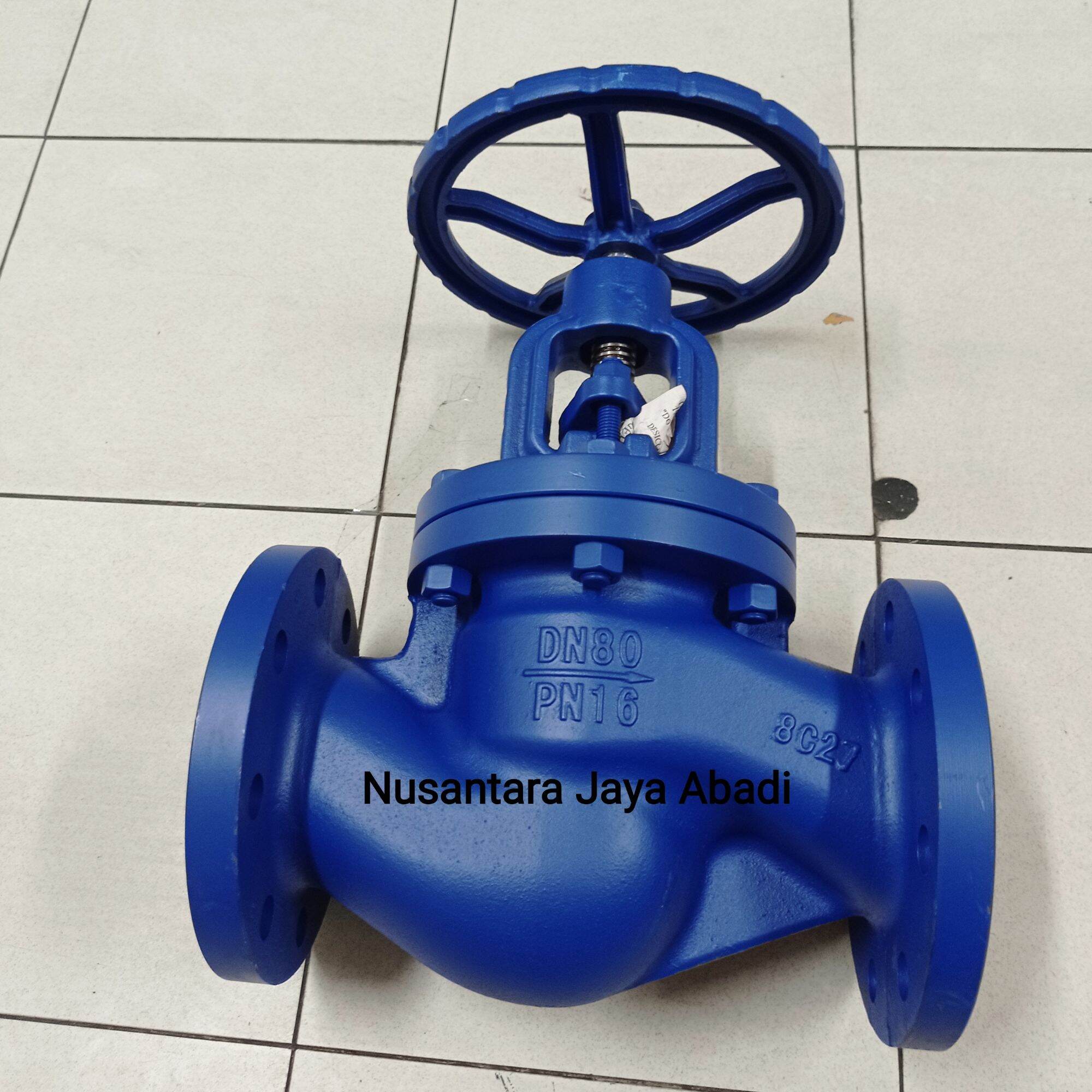 Globe Valve Cast Iron PN 16 Flange Steam 3 " inchi DN 80 | Lazada Indonesia