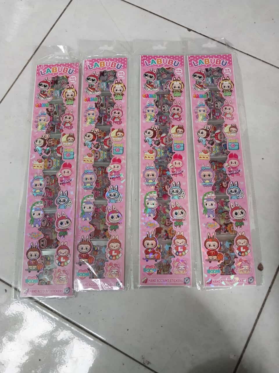 Stiker labubu panjang isi 16 pcs | Lazada Indonesia
