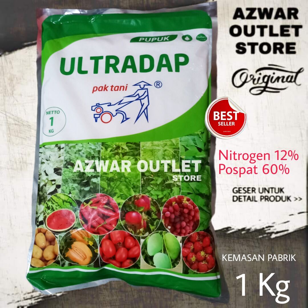 PUPUK ULTRADAP pak tani 1kg | Nitrogen + Pospat pupuk untuk segala ...