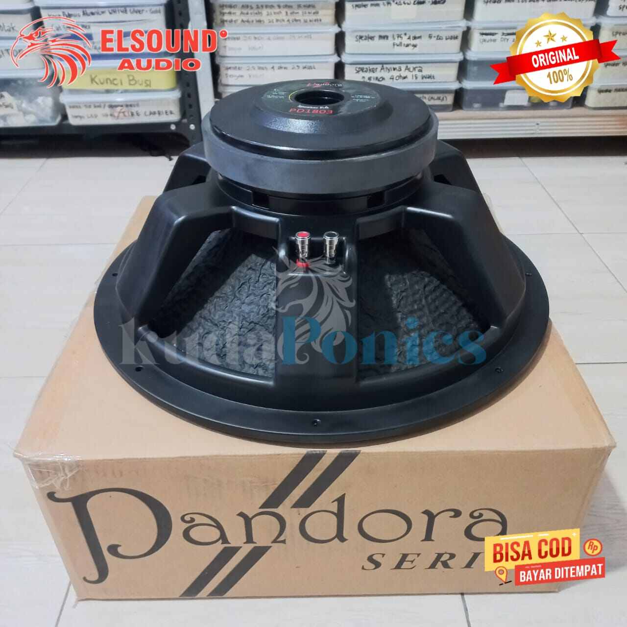 Speaker Woofer 18 Inch Elsound Pandora PD1803 Original | Voice Coil 4 ...
