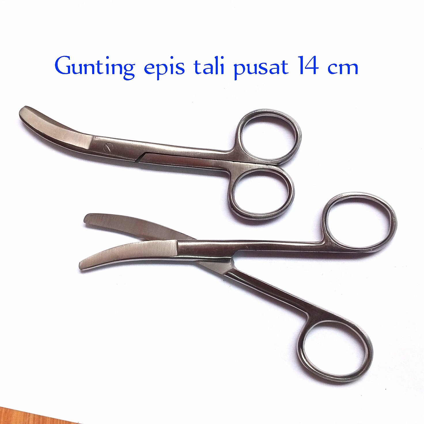 Gunting tali pusat umbilical Epis tumpul 14 cm/Gunting Tumpul Bengkok ...