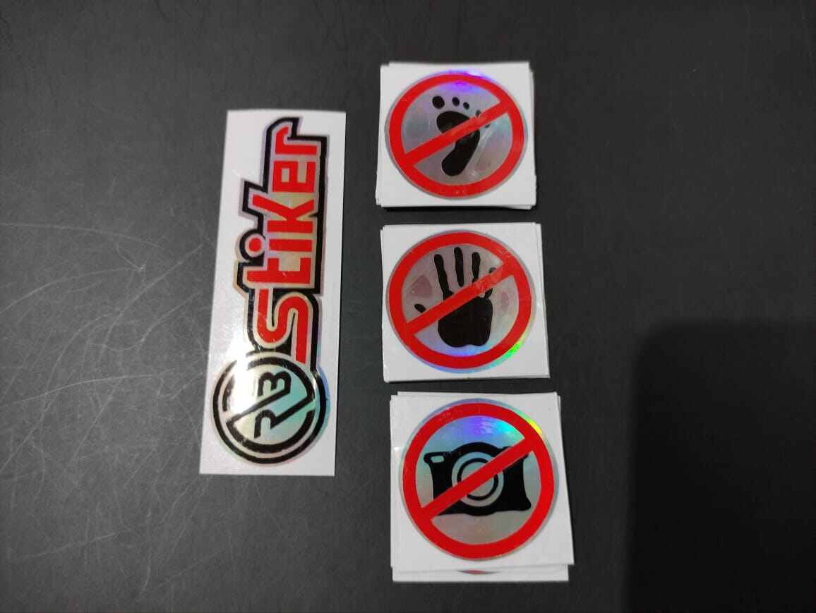 Sticker di larang injak pegang foto cutting stiker di larang acesoris ...