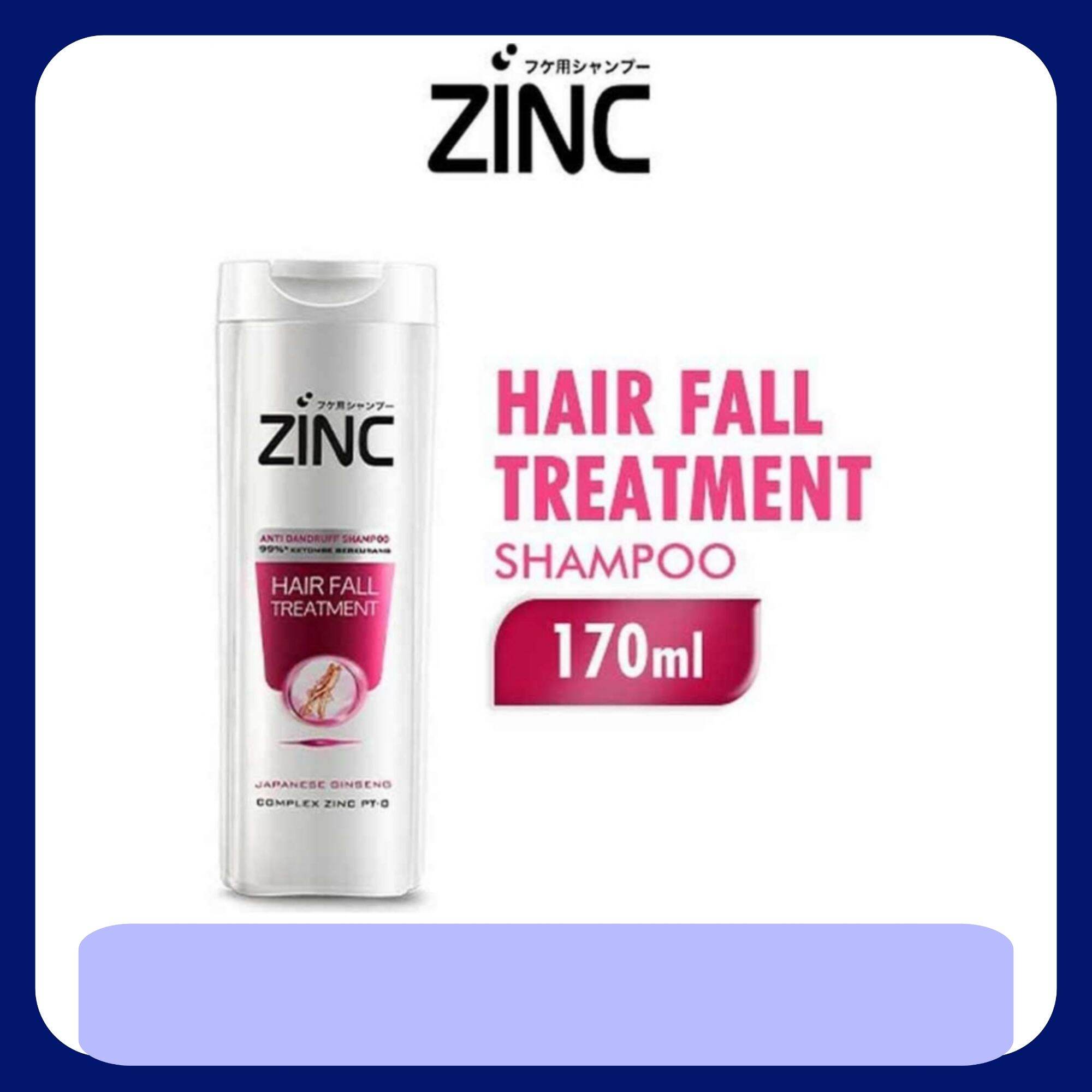 Zinc Shampoo Hair Fall Treatment 170ml | Lazada Indonesia