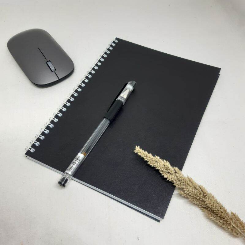 Notebook A5 Brown paper Aestethic Jurnal Garis Kotak Titikd Vintage ...