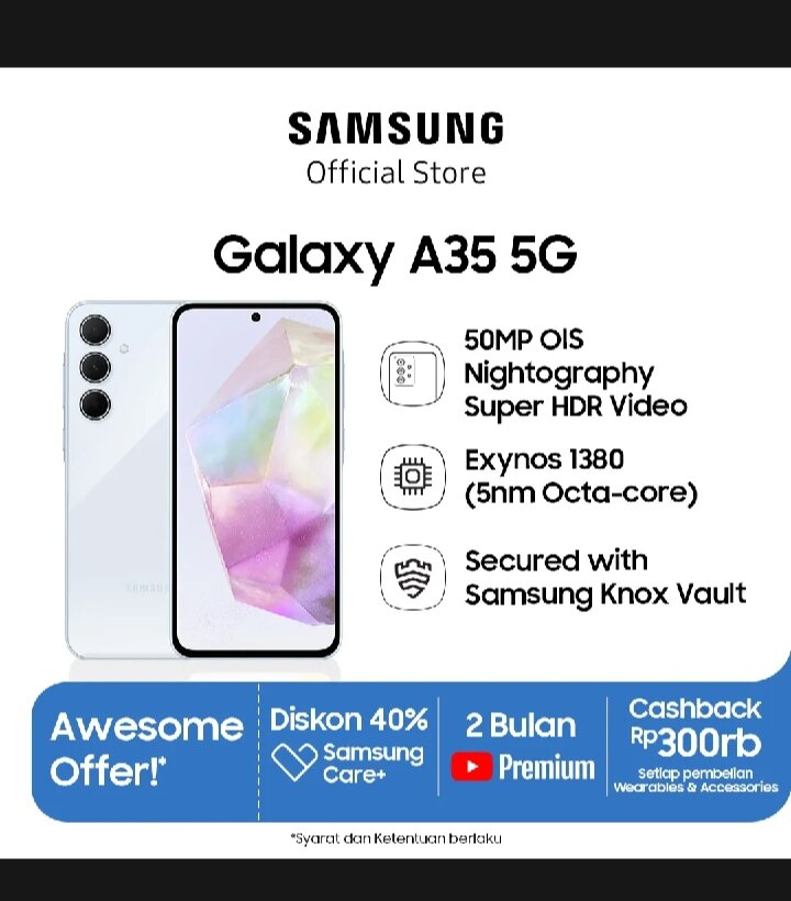 SAMSUNG GALAXY A35 5G | Lazada Indonesia