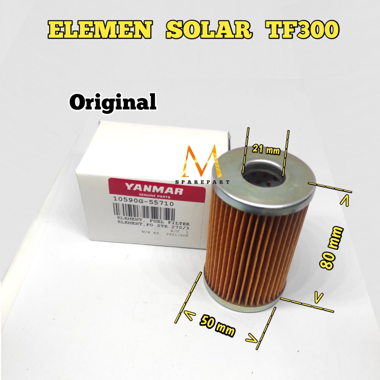 Tf300 elemen solar saringan minyak mesin yanmar tf300 | Lazada Indonesia