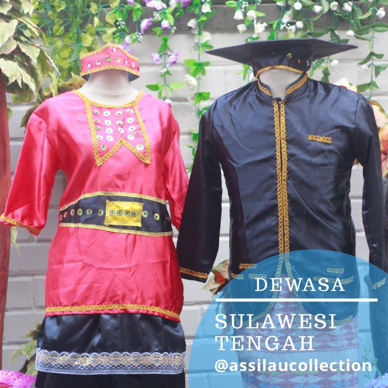Pakaian Tradisional Sulawesi Tengah//Baju Adat Sulawesi Tengah | Lazada ...