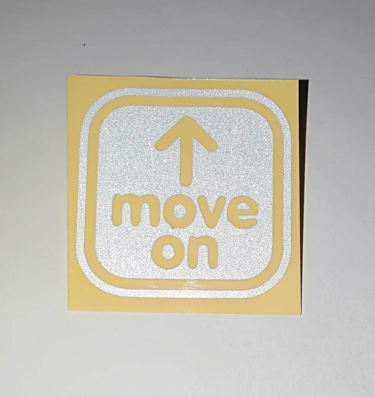 sticker motor stiker cutting setiker nyala edisi tulisan move on paket ...