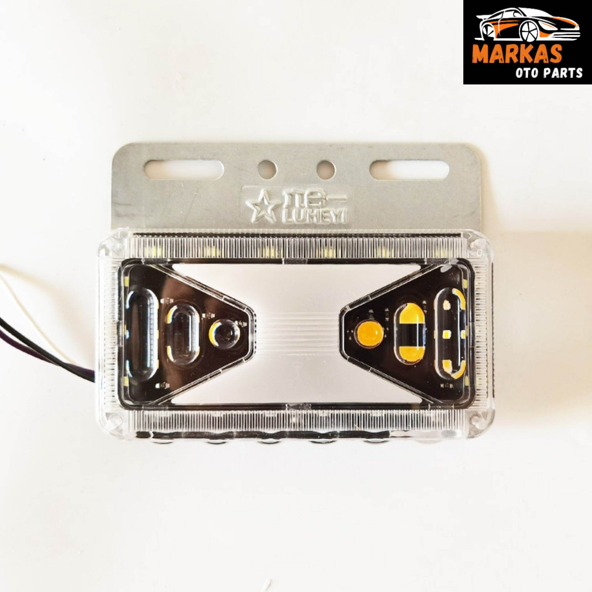 Lampu Led Bak Samping Truk Variasi 24volt 30Led Model Kotak Sein ...