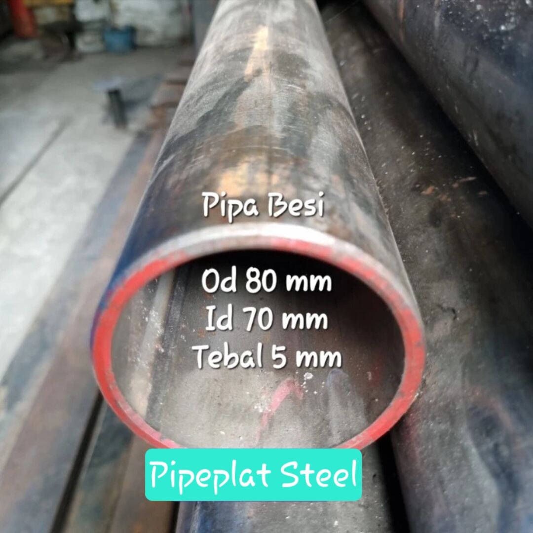 Pipa Besi Od 80 mm Id 70 mm Tebal 5 mm Panjang 20 cm | Lazada Indonesia