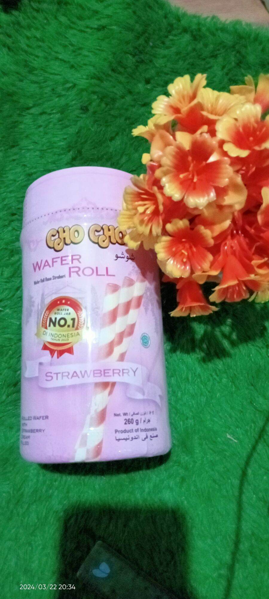 Cho Cho Wafer Roll, jajanan viral, promo jajan murah, kemasan Toples ...