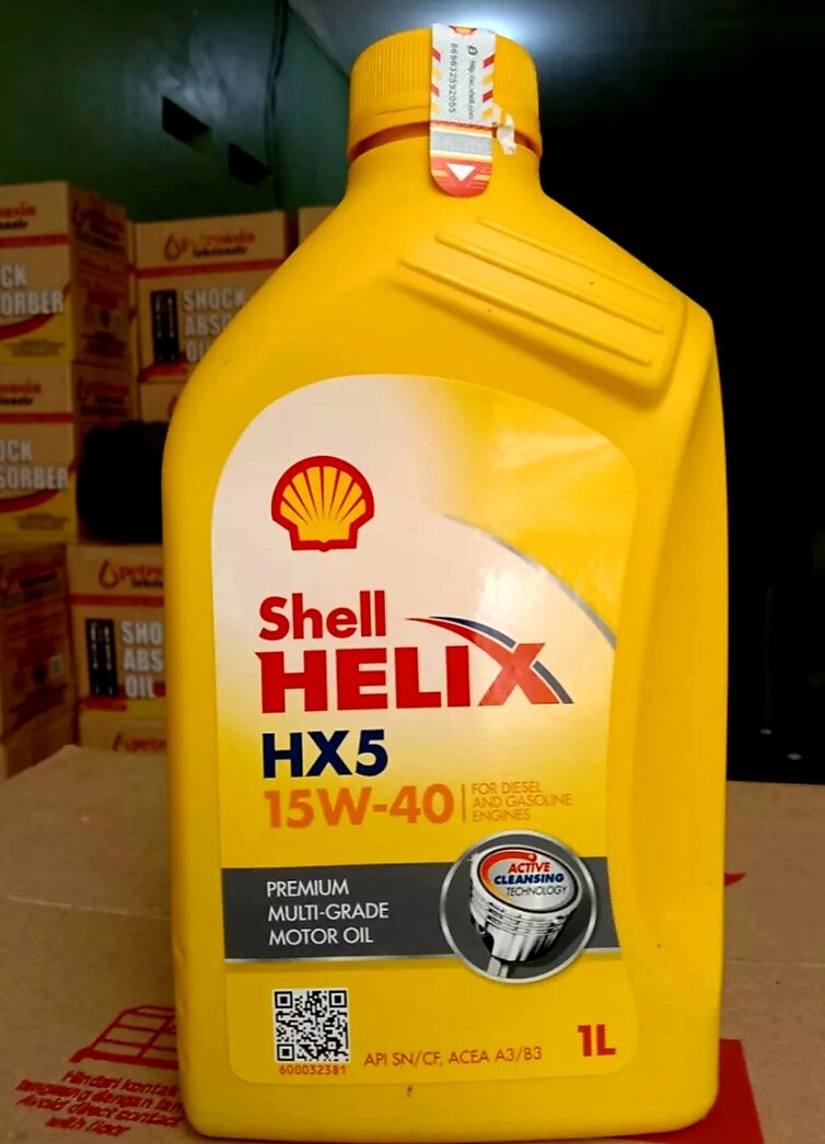 SHELL Helix HX5 1 Liter... | Lazada Indonesia