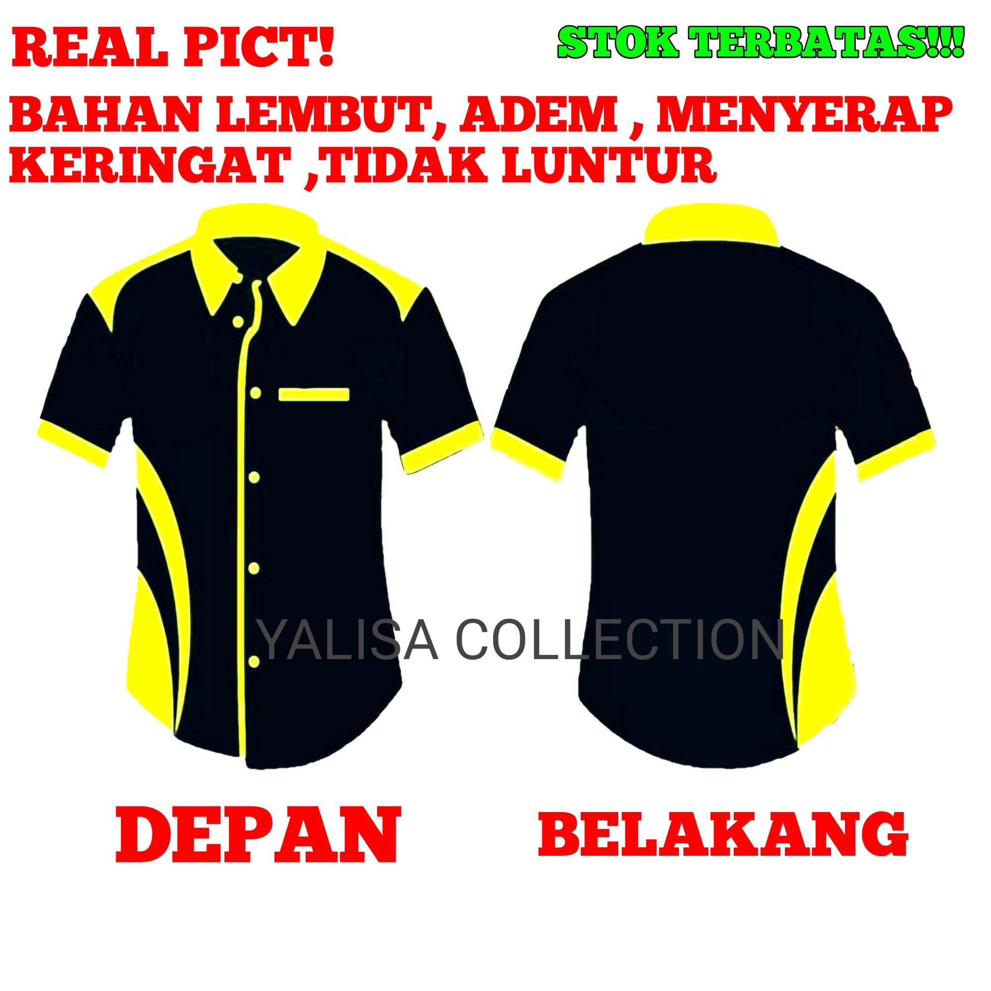 KEMEJA SERAGAM KERJA DILL BAJU KERJA DRILL TEBAL | Lazada Indonesia