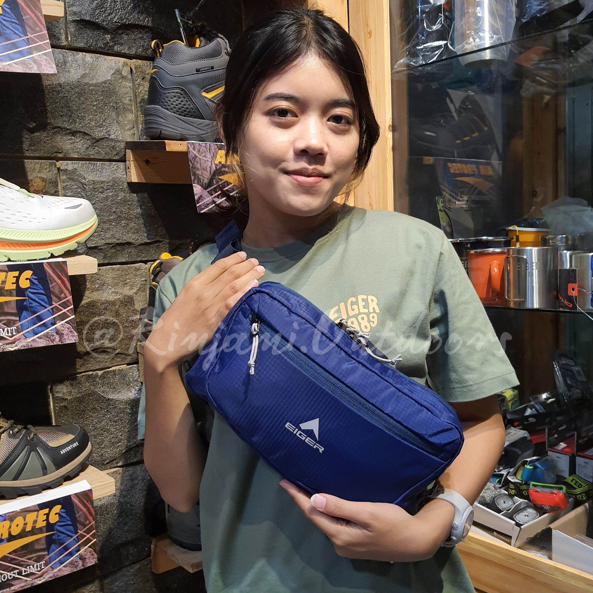 WAISTBAG MALEO W FOLDED TAS PINGGANG BESAR WAIST BAG PRIA BISA DILIPAT TAS PINGGANG FOLDABLE ...