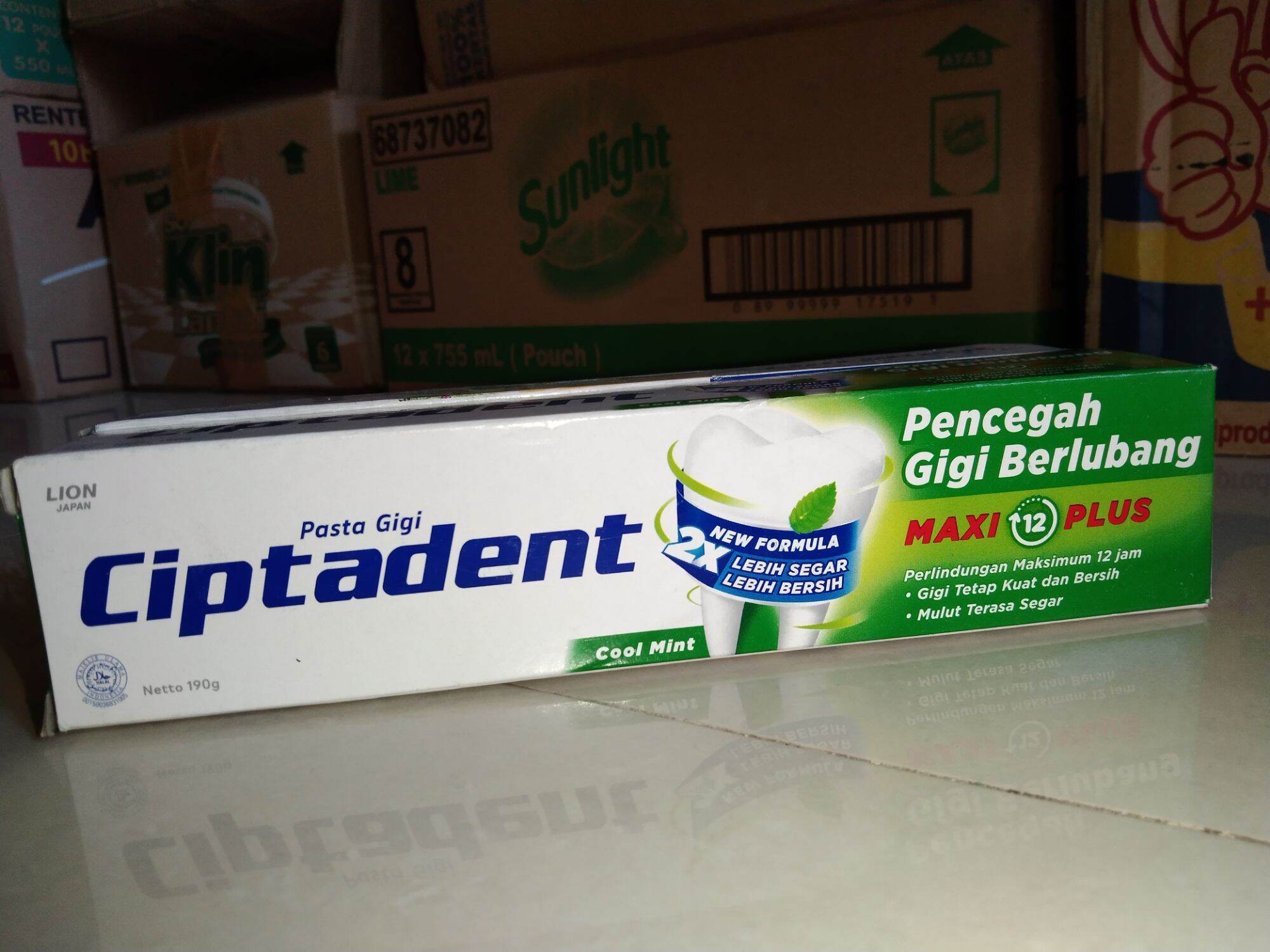 PASTA GIGI CIPTADENT FRESH MINT 225G+25G | Lazada Indonesia