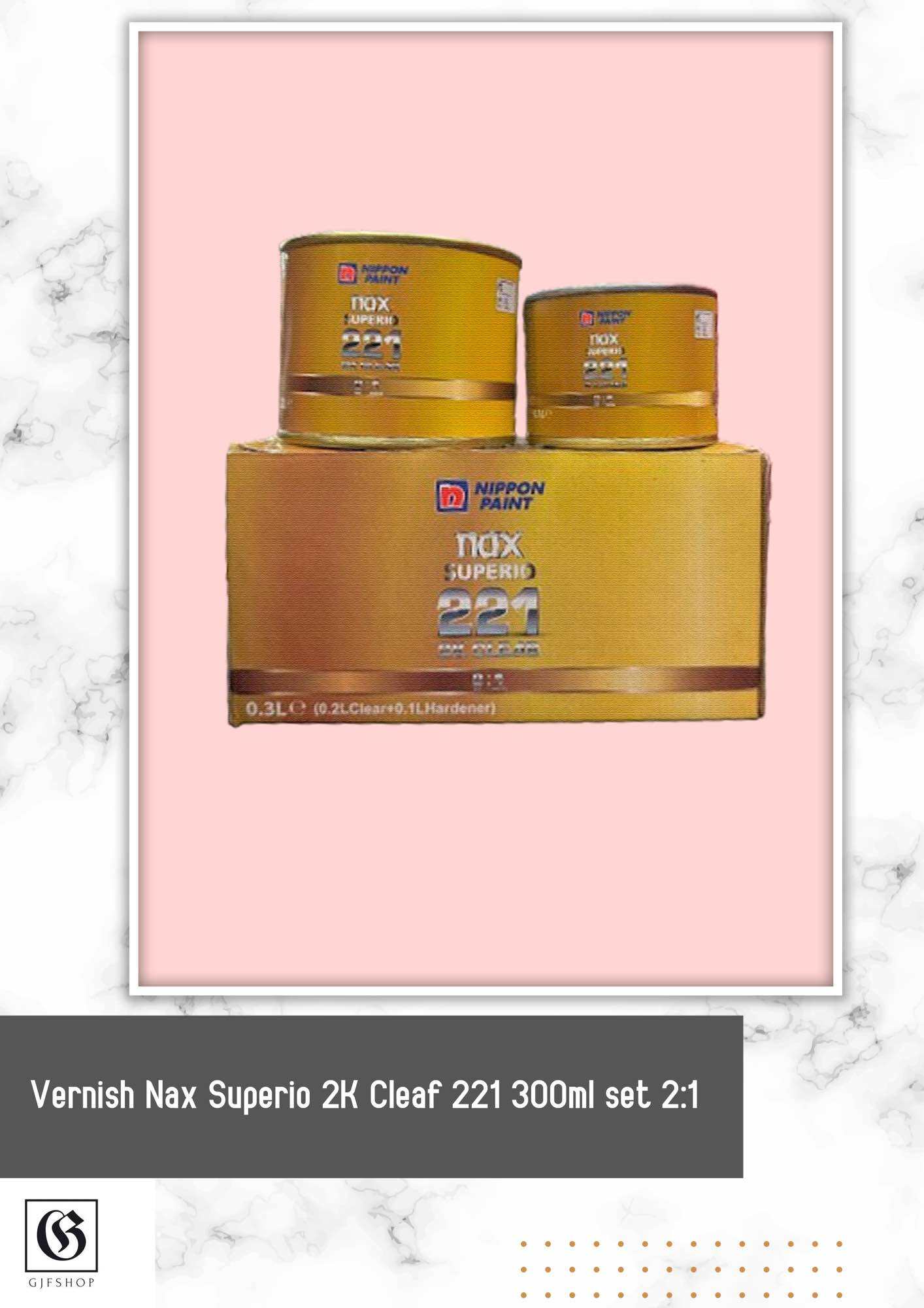 Pernis Vernish Nippon Nax Superio 2K Clear 2:1 200ml set 1/4 | Lazada ...