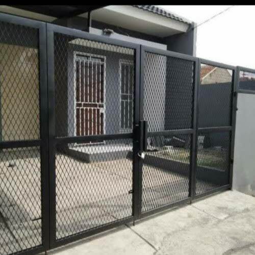 pagar dorong minimalis kombinasi expanda | Lazada Indonesia