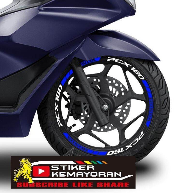 CUTTING STICKER LIST VELG MOTOR HONDA PCX 160 CUTTING STICKER PELK ...