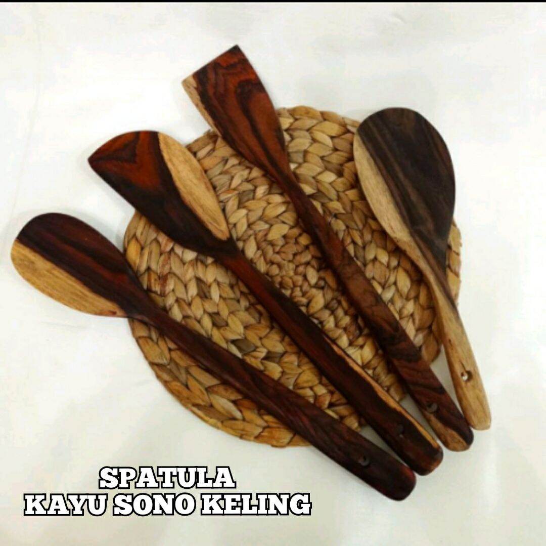 SPATULA SUTEL KAYU ASLI SONO KELING - SUTEL ALAT MASAK BAHAN ASLI KAYU ...