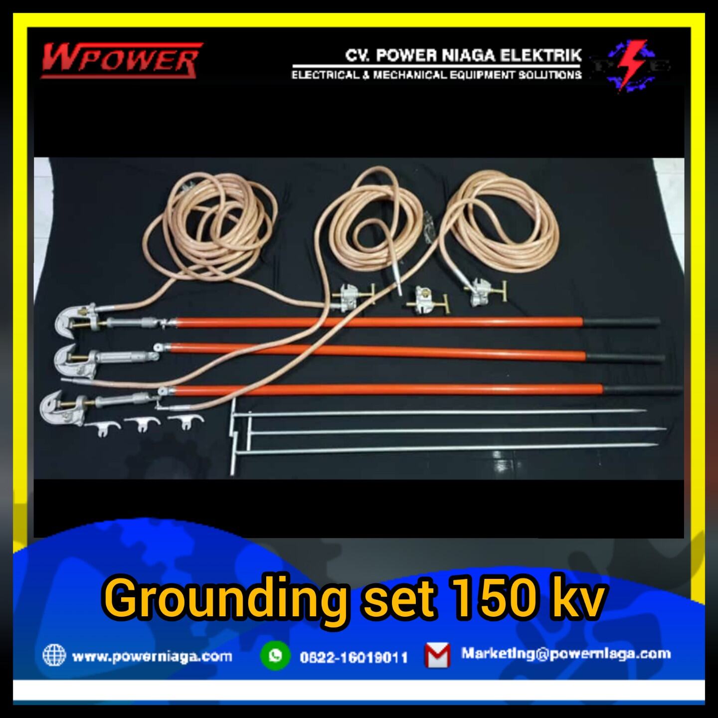 Grounding Set 150 kv/Stick Grounding/Grounding PLN/stik grounding ...