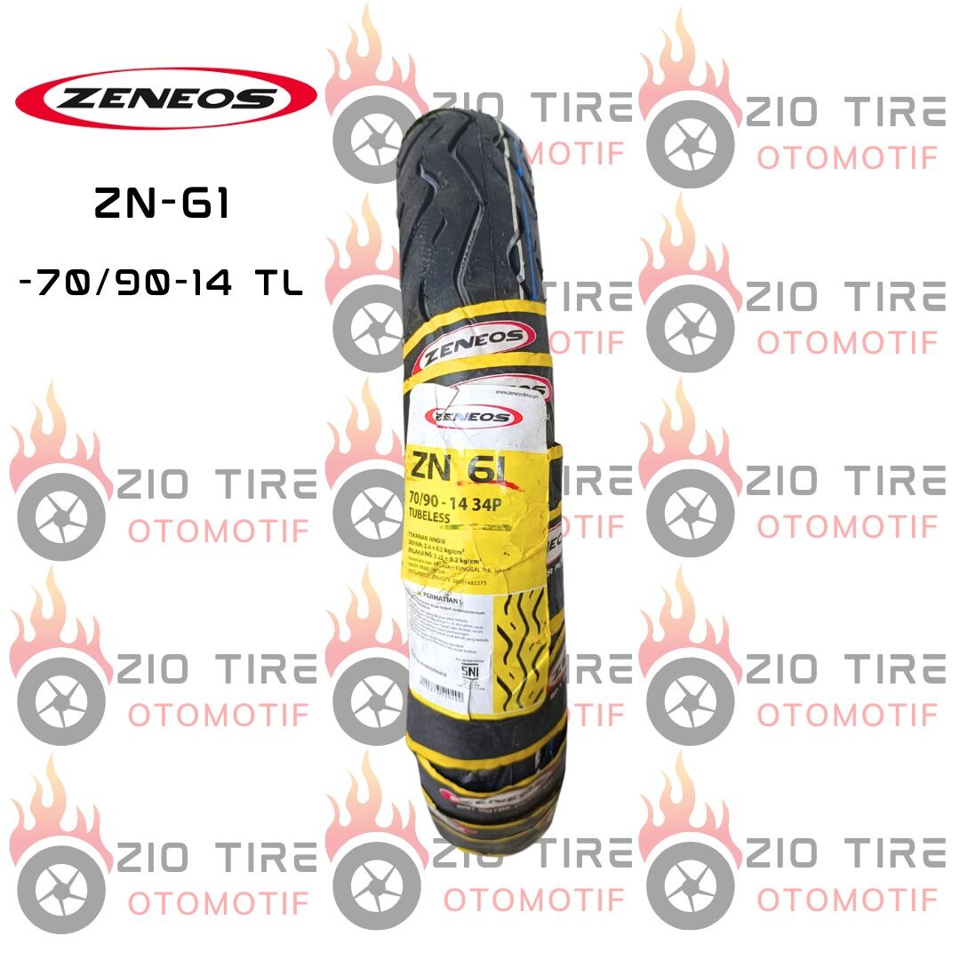 CUCI GUDANG BAN LUAR 70/80-14 TUBELESS ZENEOS(SNI) ZN88 | Lazada Indonesia