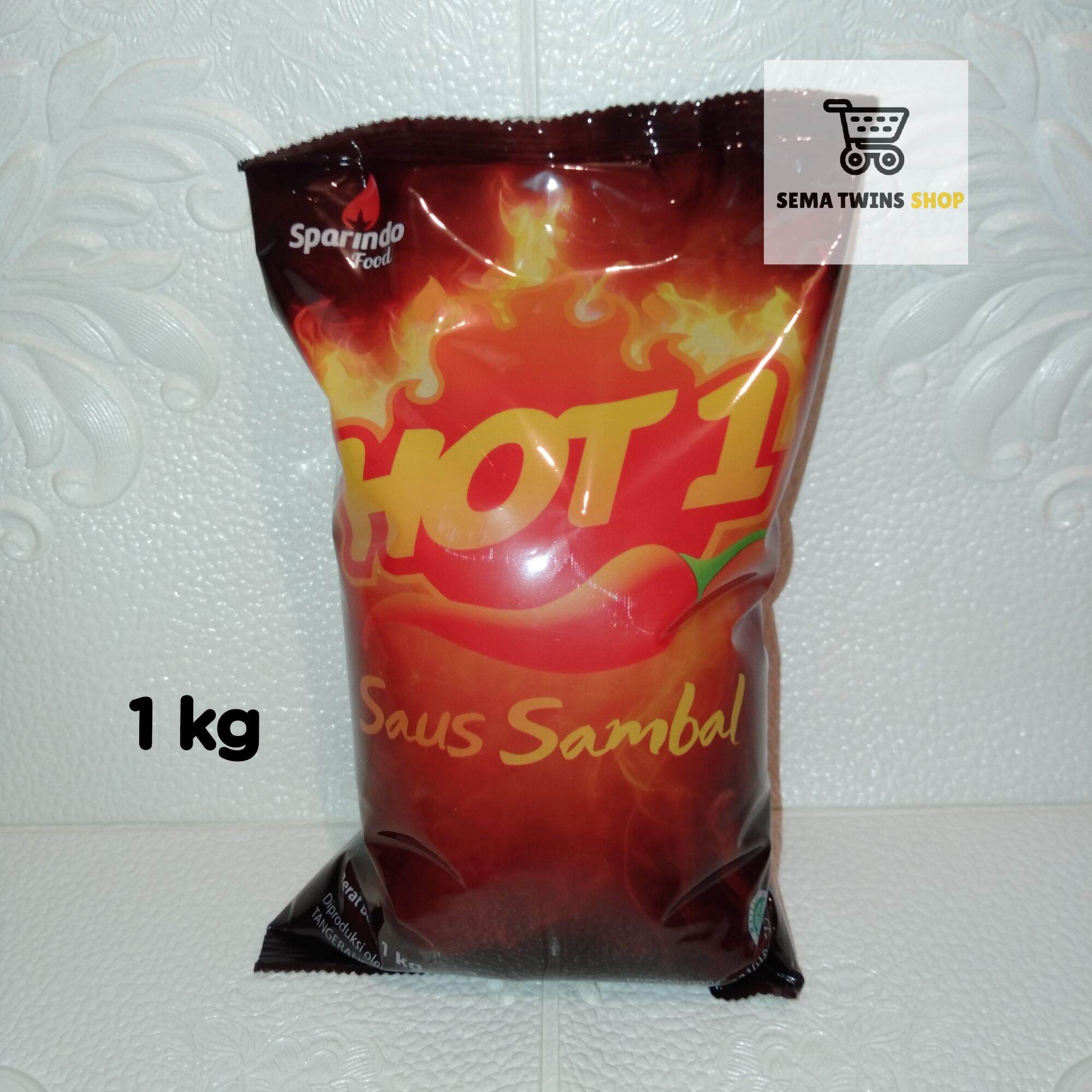 1 DUS - Saus Sambal HOT1 1kg isi 10 PCS / Saos HOT 1 1 kg | Lazada Indonesia