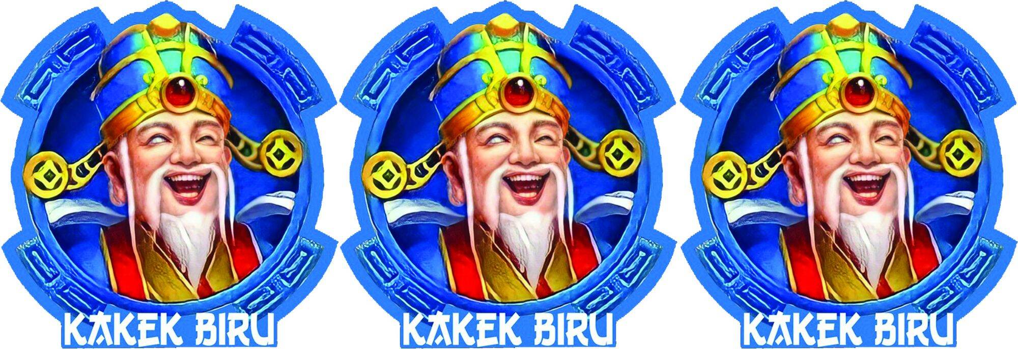 stiker emblem kakek merah & biru lucu buat motor dan mobil | Lazada ...