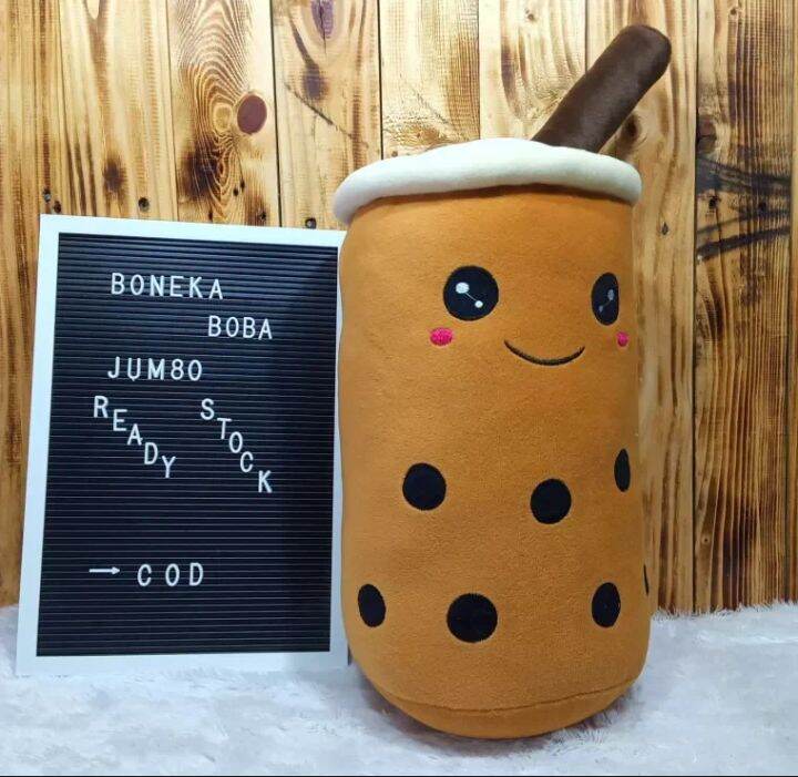 boneka boba viral boba xl ukuran 50 cm segalon harga murah | Lazada ...