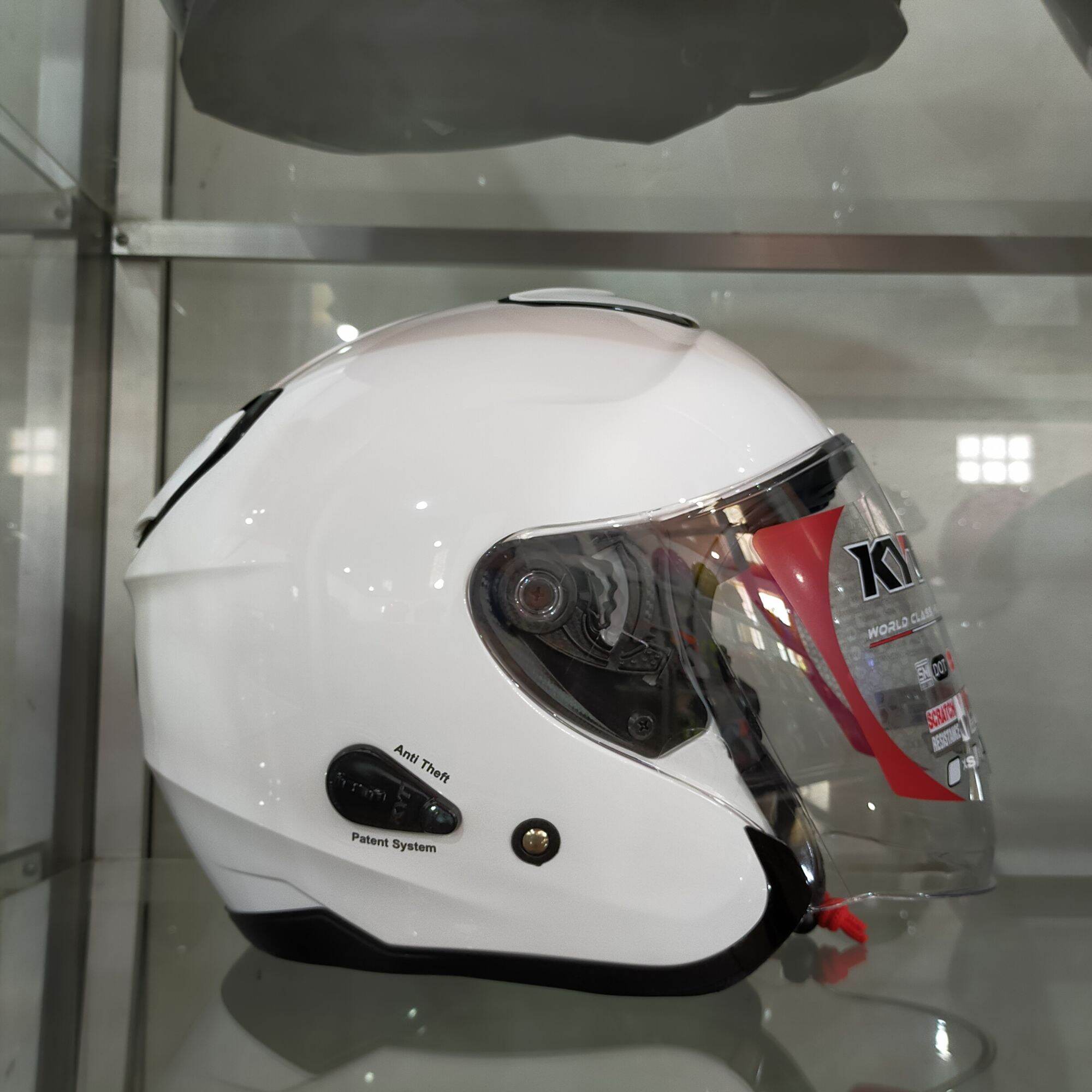 helm halfface kyt kyoto white putih baru | Lazada Indonesia