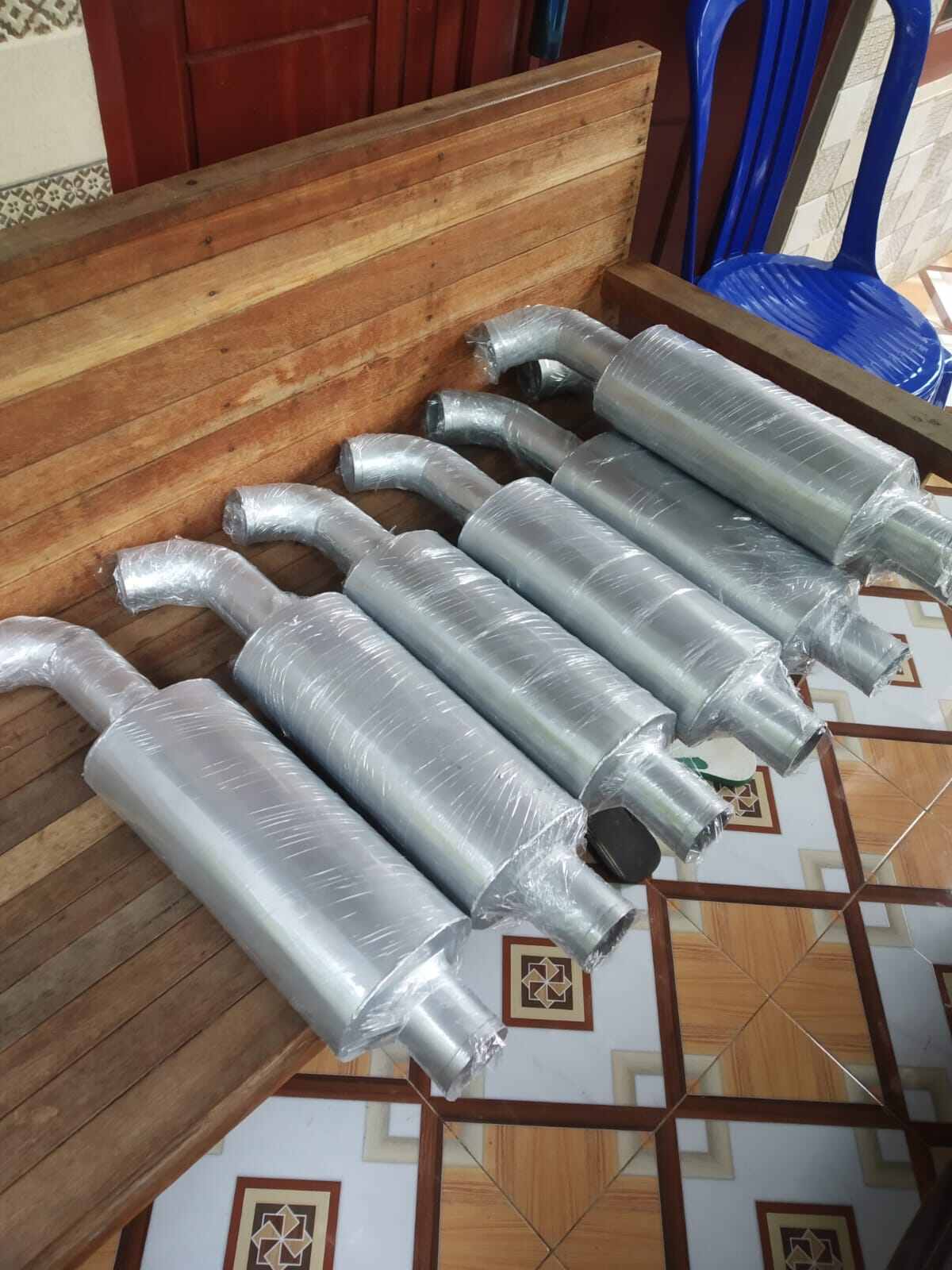 KNALPOT CUNG TRUK TURBO OVAL CANTER ISUZU GIGA DYNA DUTRO PS 125 PS 136 ...