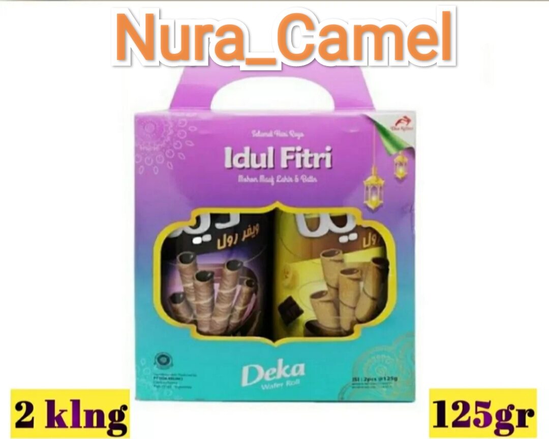 Deka wafer roll isi 2.KALENG (125gr) | Lazada Indonesia
