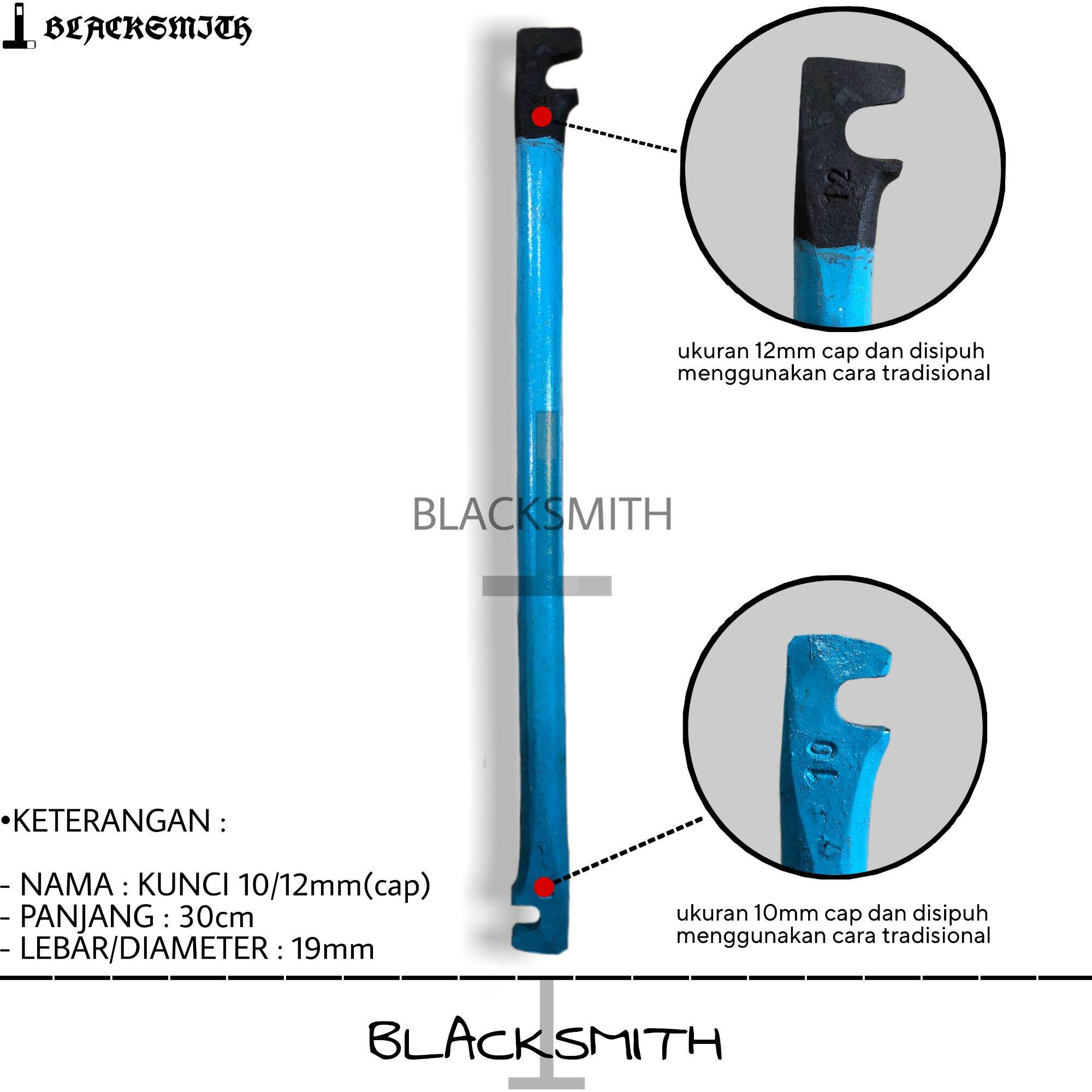 Kunci besi beton double 10 12mm besi sipuhan - Alat penekuk besi beton ...