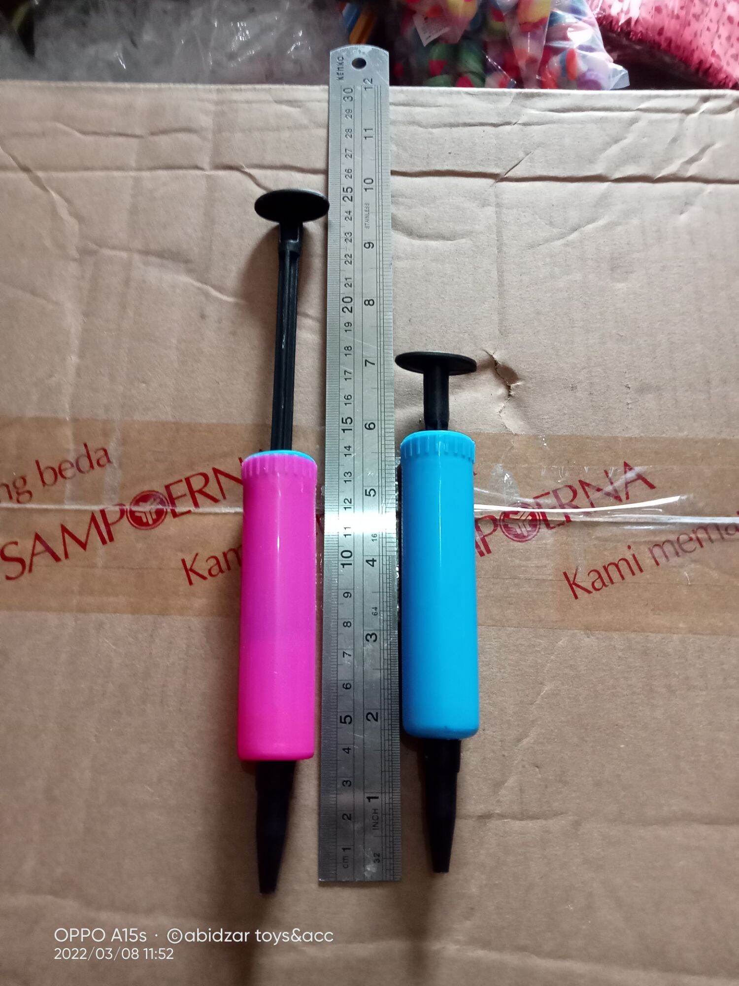 pompa balon mini/pompa balon foil/pompa balon kecil/pompa portable ...