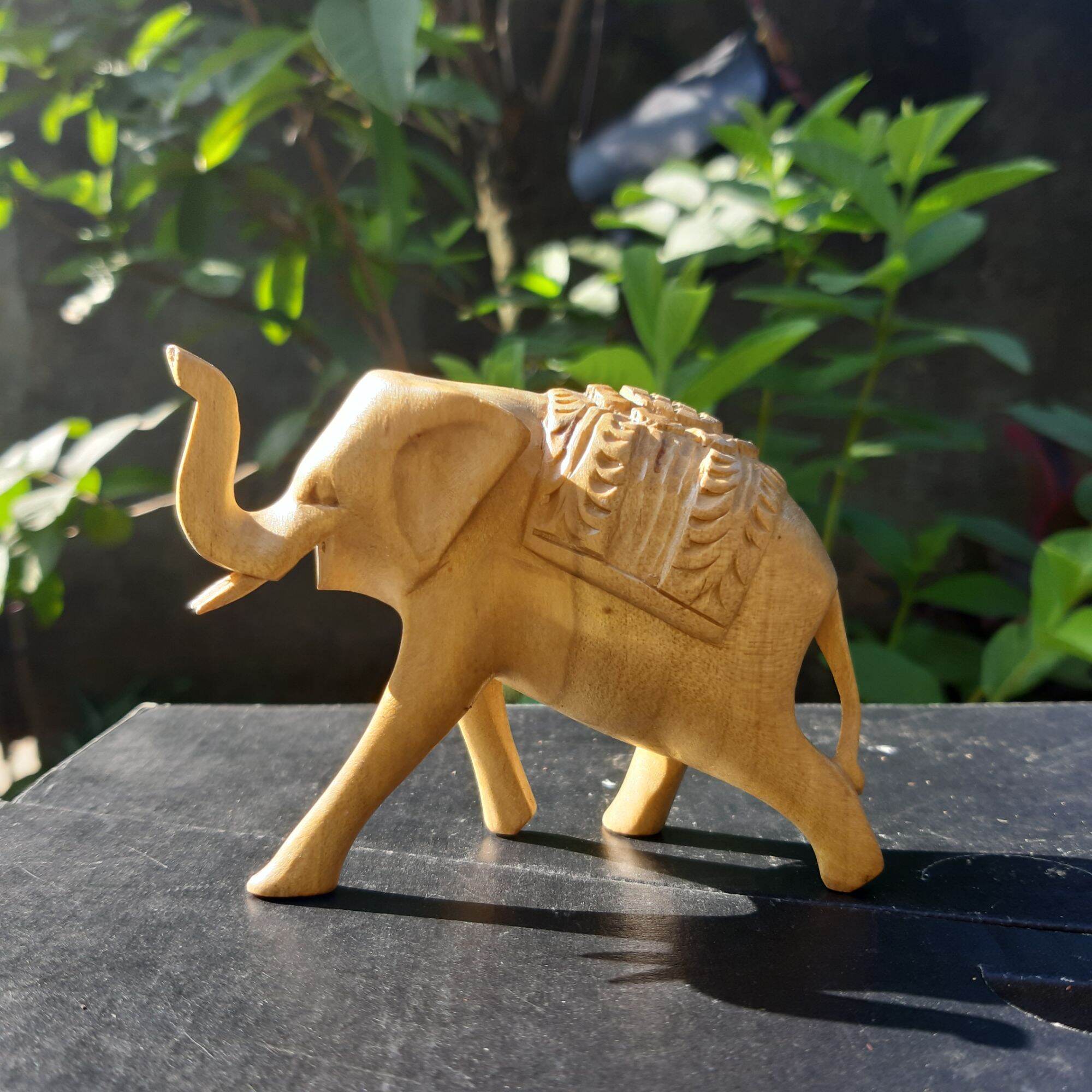 Ukiran Patung Kayu Gajah Kayu Asli Ubud Bali Karya Seni Tinggi | Lazada ...