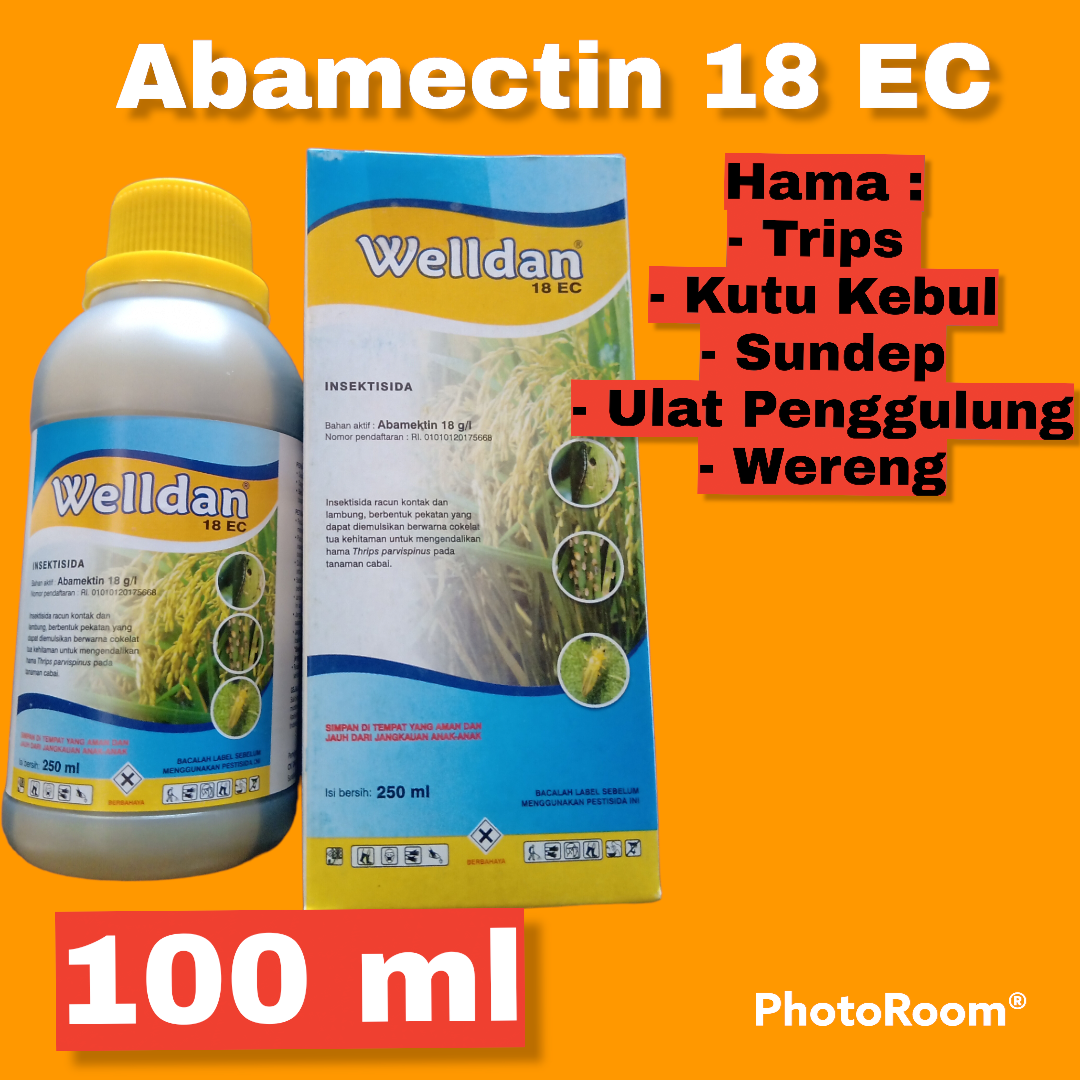 Welldan 100 ml insektisida trips sidamec abacel demolish besgrimex ...