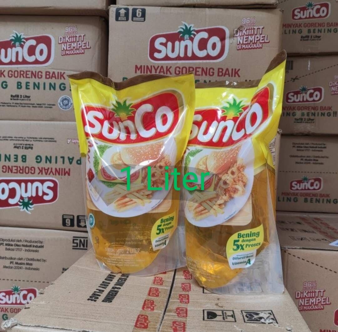 Minyak Goreng Sunco 1 Liter Pouch Refill 1 Dus | Lazada Indonesia