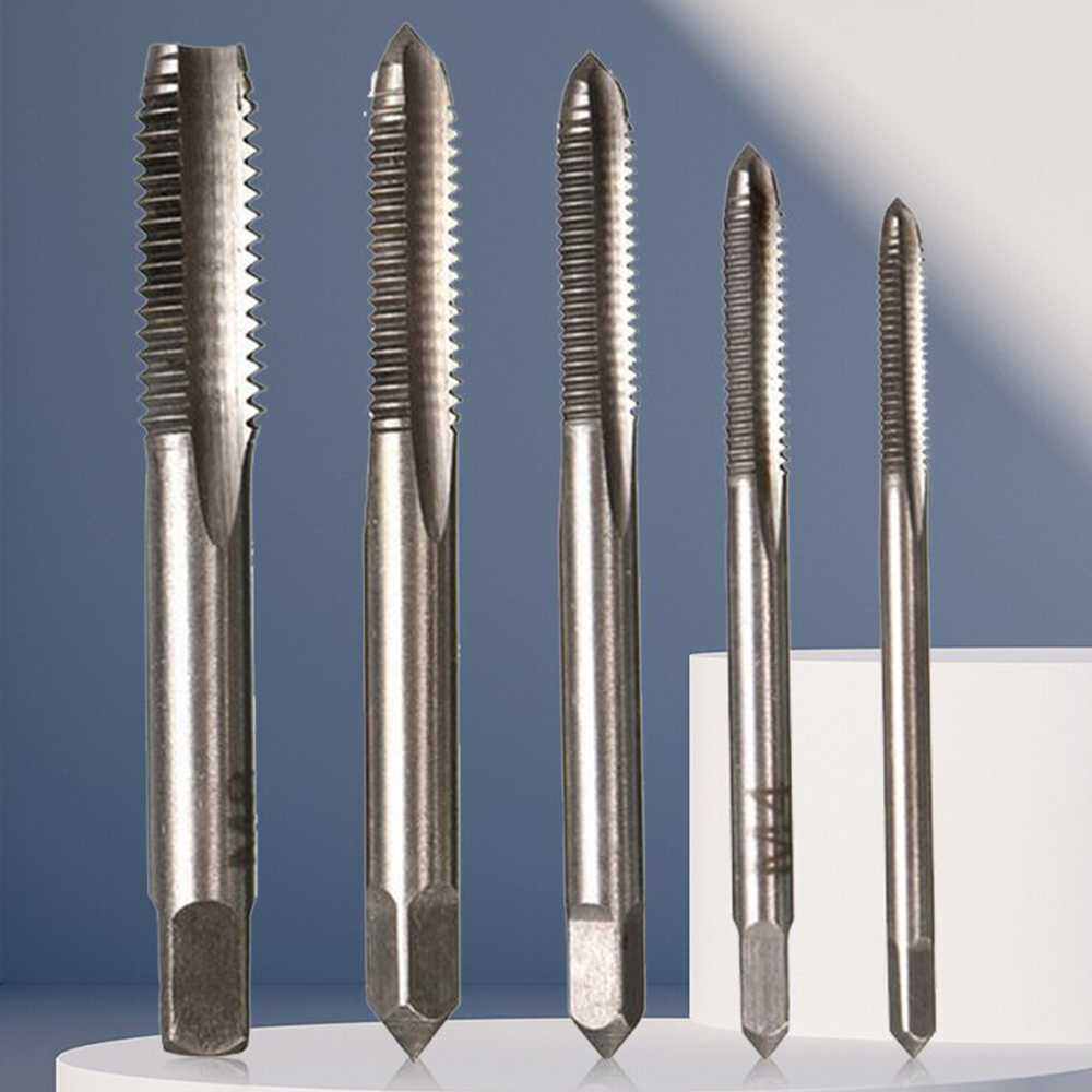 Hand Tap Tab Alat Pembuat Drat Ulir Perbaikan Drat Rusak M3-M8 5PCS ...