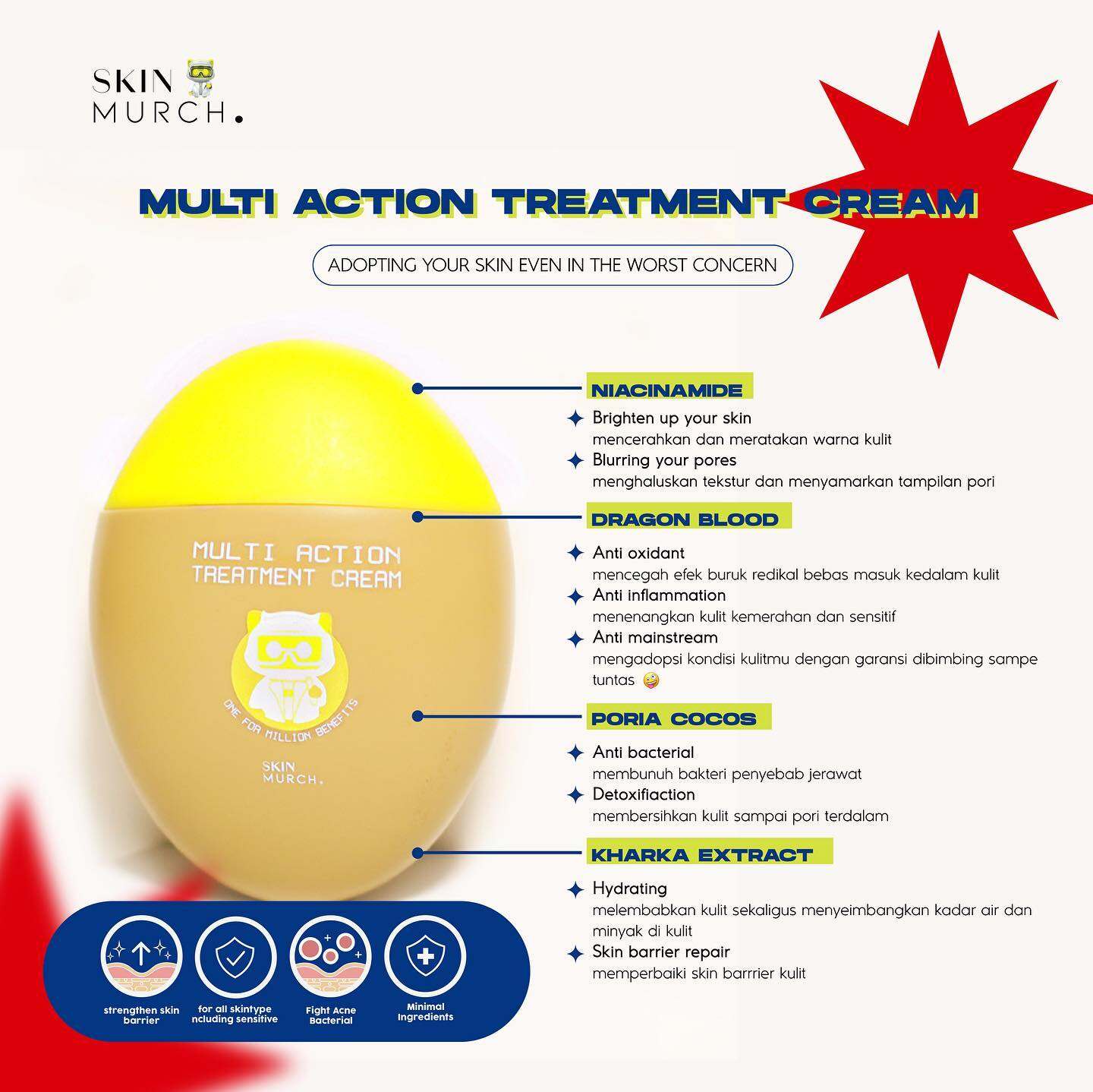 Skinmurch Multiaction Cream | Lazada Indonesia