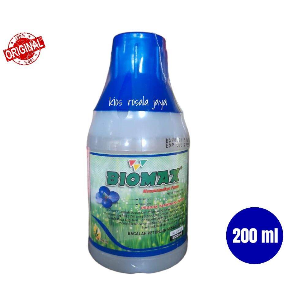 Pupuk Silika Cair Biomax 200 ml Anti Rebah | Lazada Indonesia