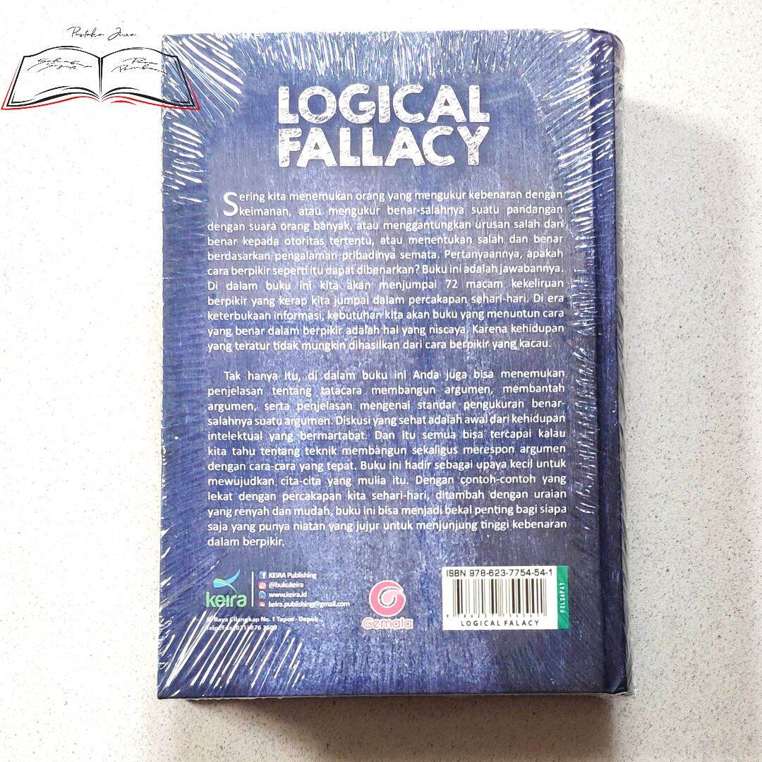 Buku Logical Fallacy Menguak Kesalahan Berfikir Yang Kerap Kita Jumpai ...