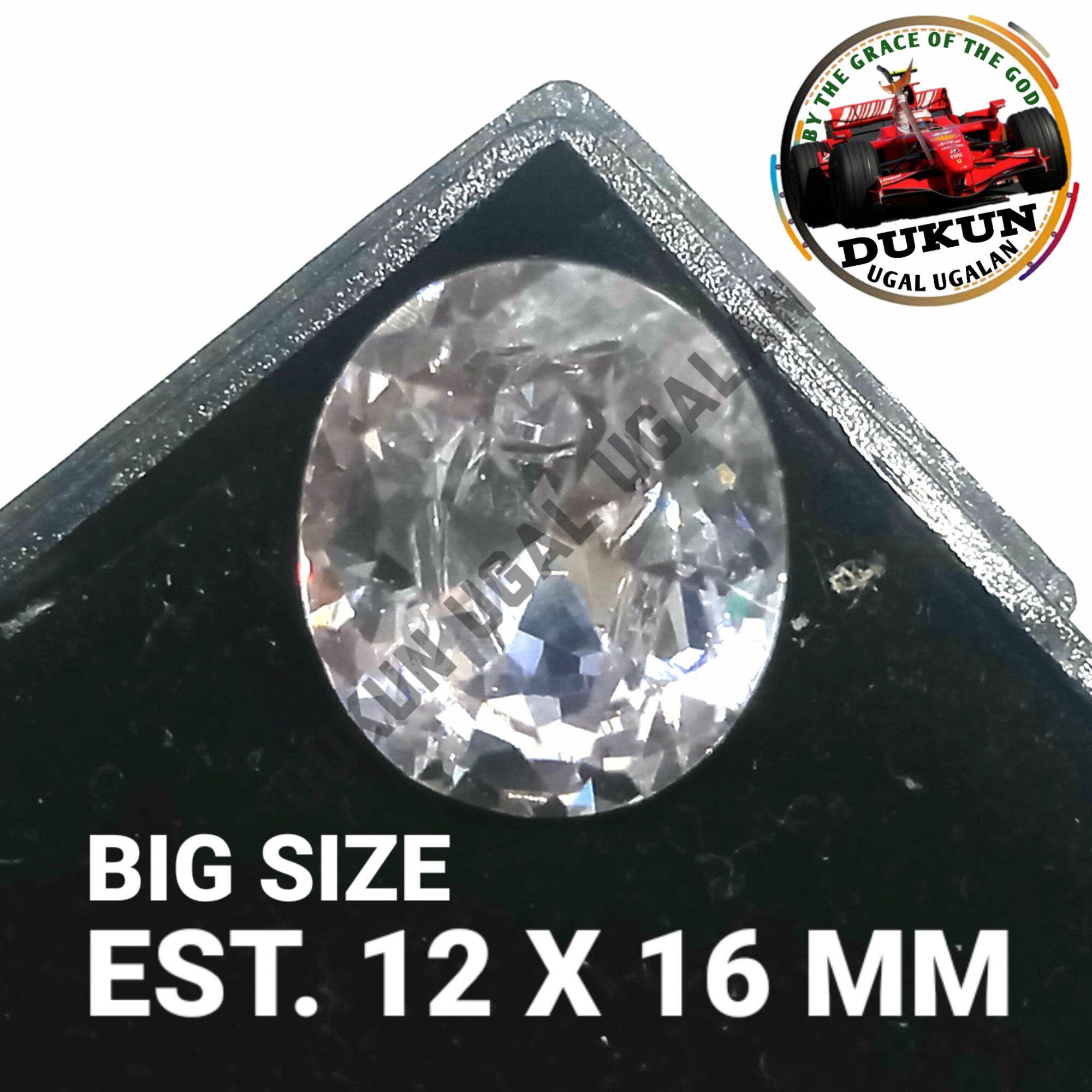 Big Size Batu Berlian Aji Saka Bahan Diamond Ukuran Besar Diameter 16 ...
