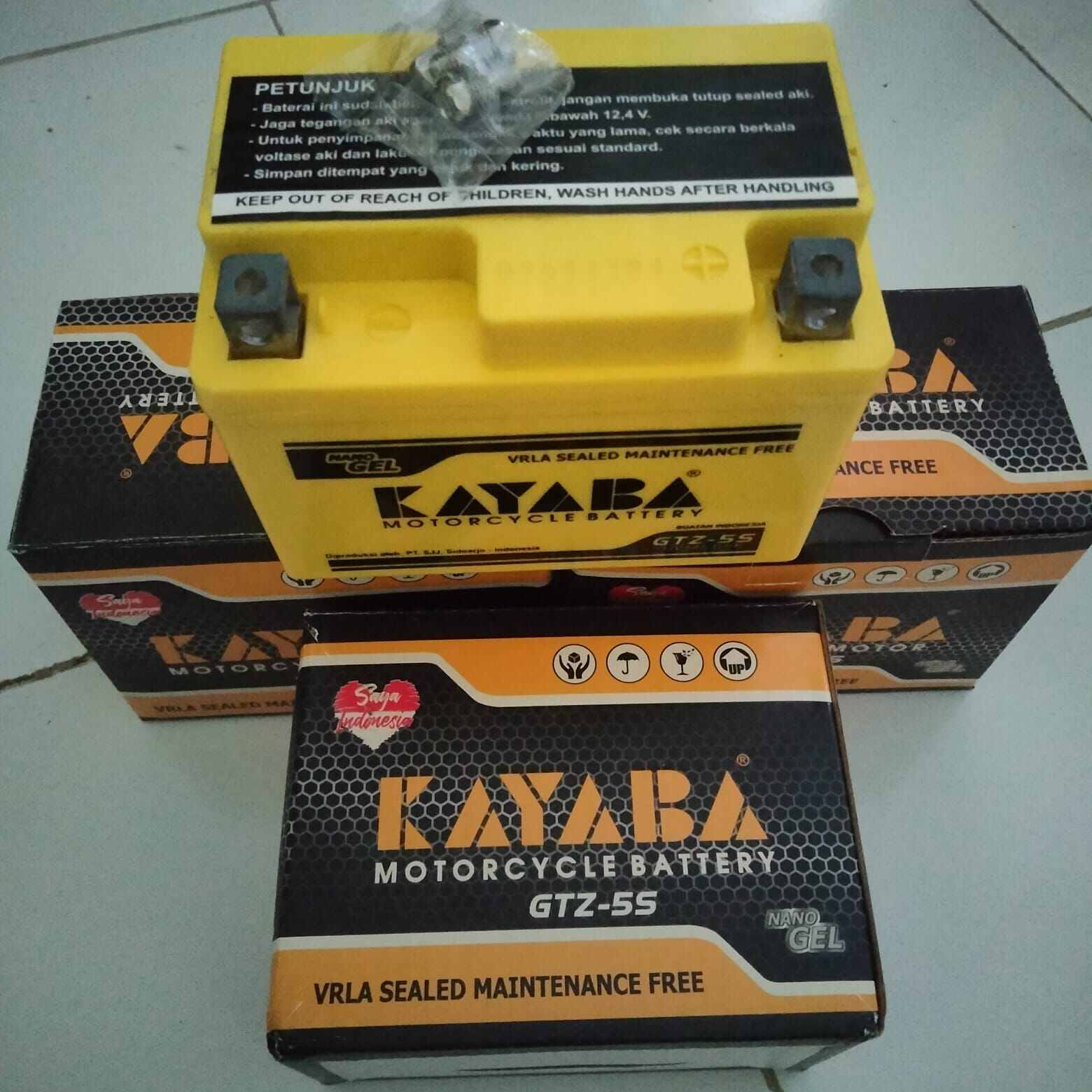 Baru Accu Motor Kayaba GTZ5S 12V Aki Motor Vario Beat | Lazada Indonesia